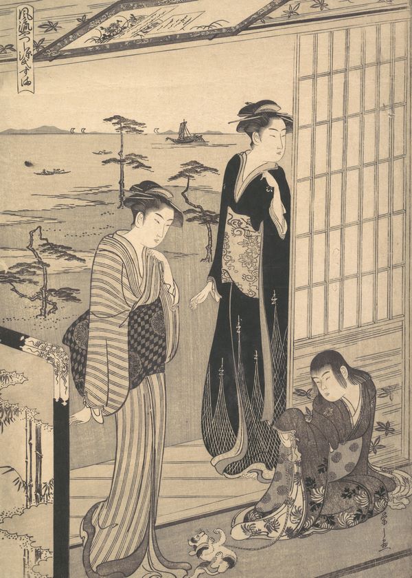 Chobunsai The Expulsion Of The Prince In Suma