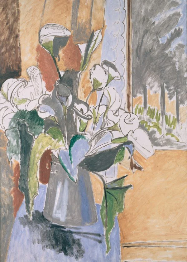 Henri Matisse Matisse Henri Bouquet Of Flowers On A Veranda