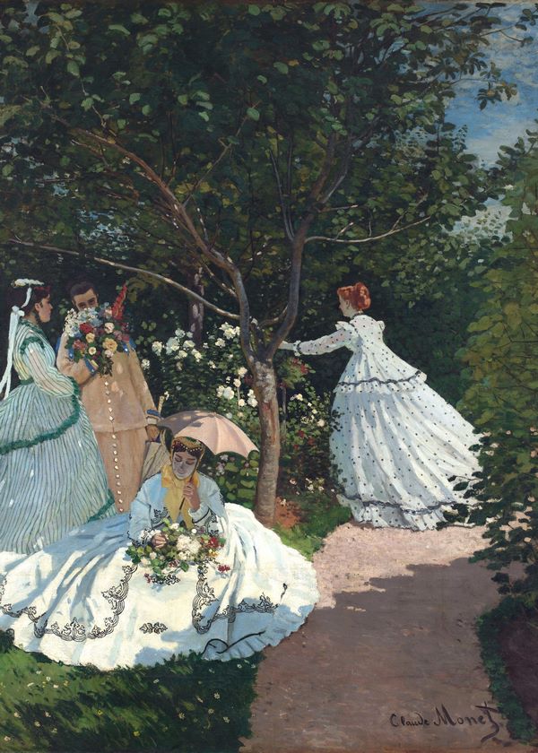 Claude Monet Women In The Garden 1867