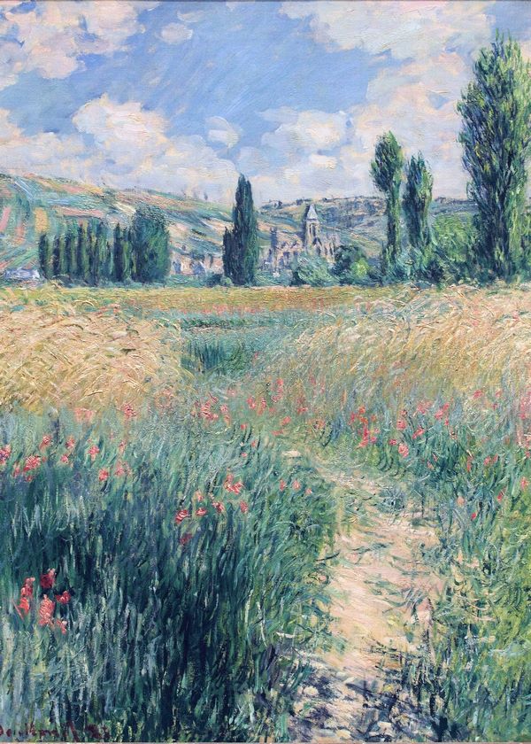 Claude Monet Path On The Island Of Saint Martin Vetheuil 1881