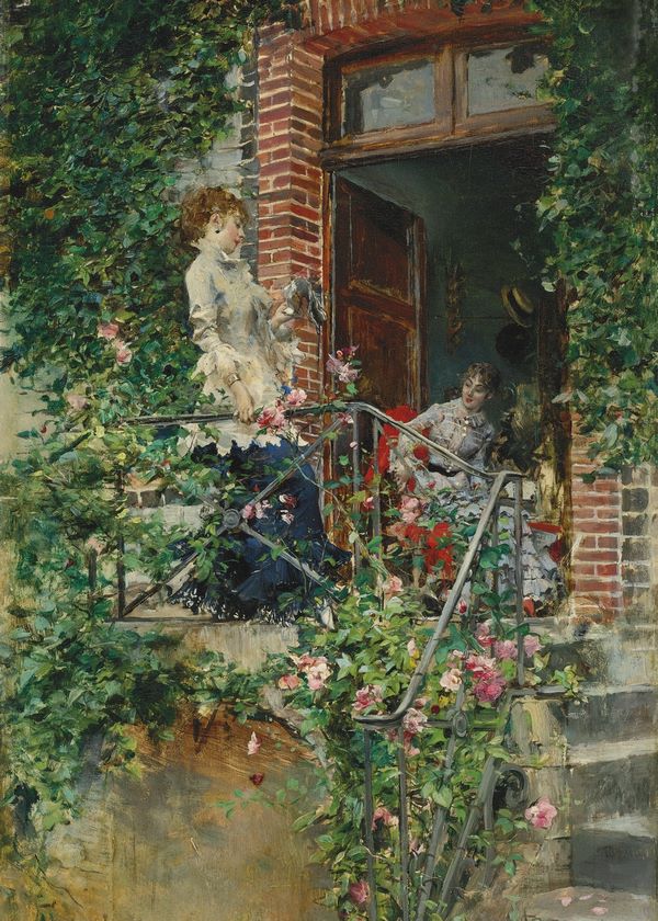 Giovanni Boldini On The Terrace