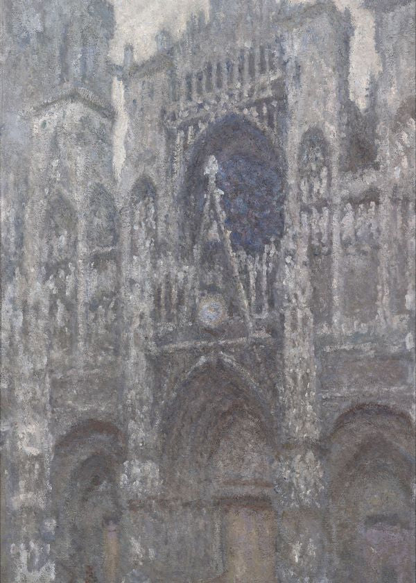 Claude Monet Rouen Cathedral Grey Weather 1894