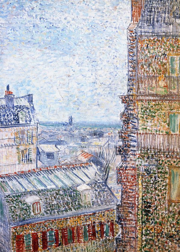 1887 Van Gogh Sight Of Paris Since The Room Of Vincent