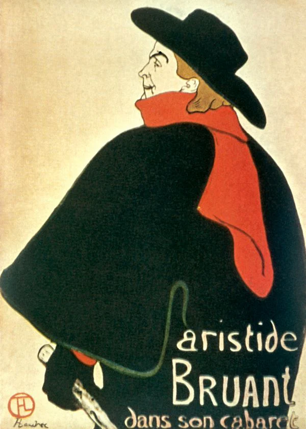 Henri De Toulouse Lautrec Aristide Bruant Dans Son Cabaret