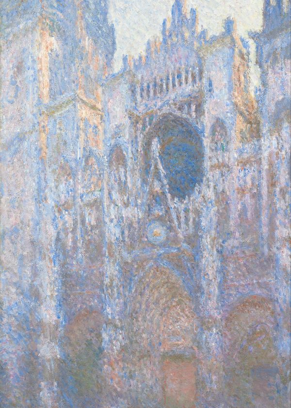 Claude Monet Rouen Cathedral West Facade Noon 1894