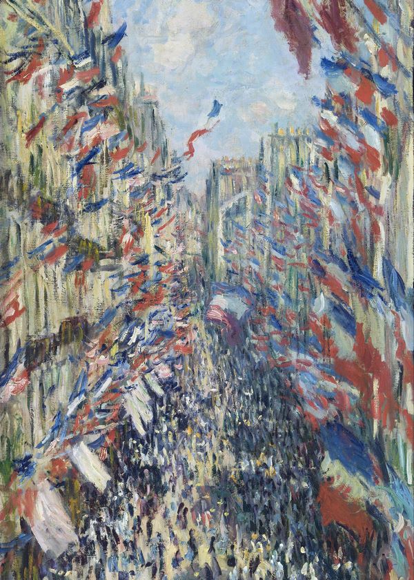 Claude Monet The Rue Montorgueil Paris