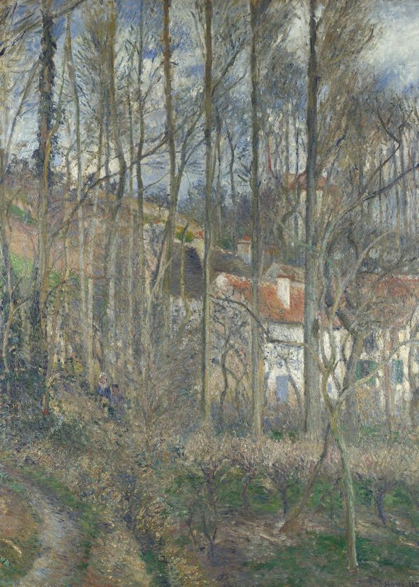 Camille Pissarro The Cote des Boeufs at LHermitage