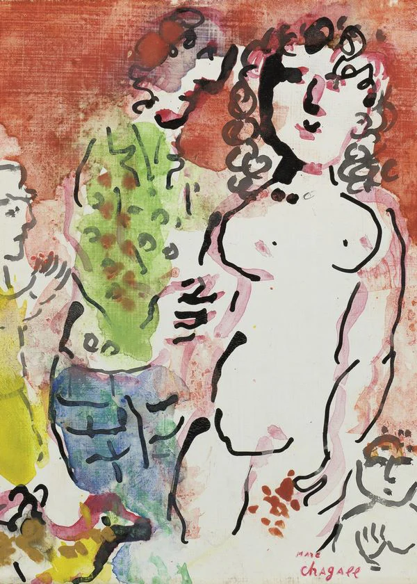 Chagall Marc Autour De Nu