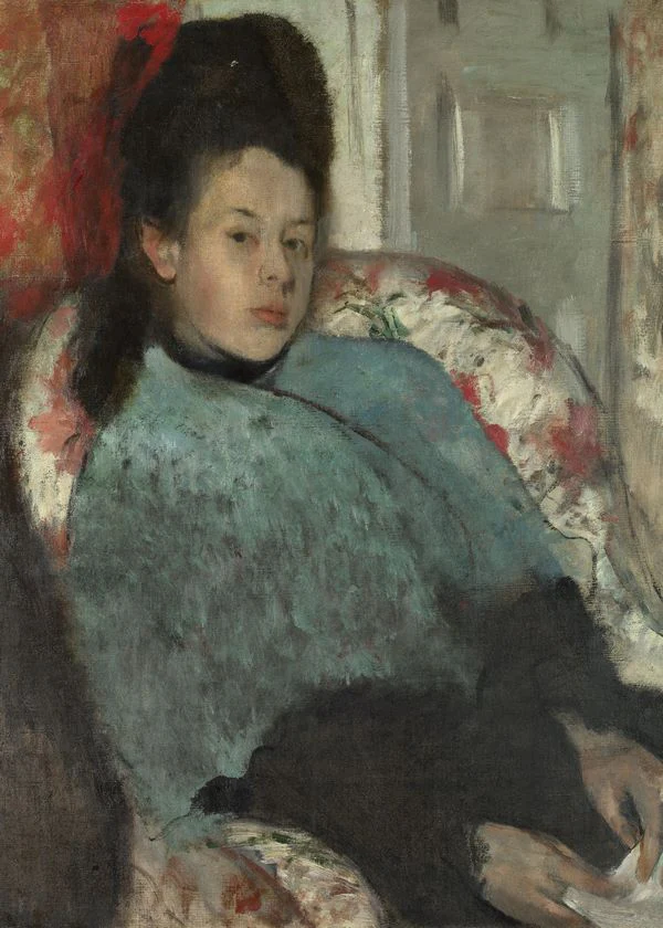 Hilaire Germain Edgar Degas Portrait of Elena Carafa