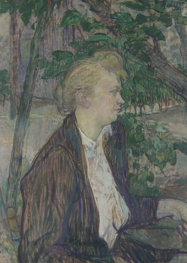 Henri De Toulouse Lautrec Woman Seated In A Garden