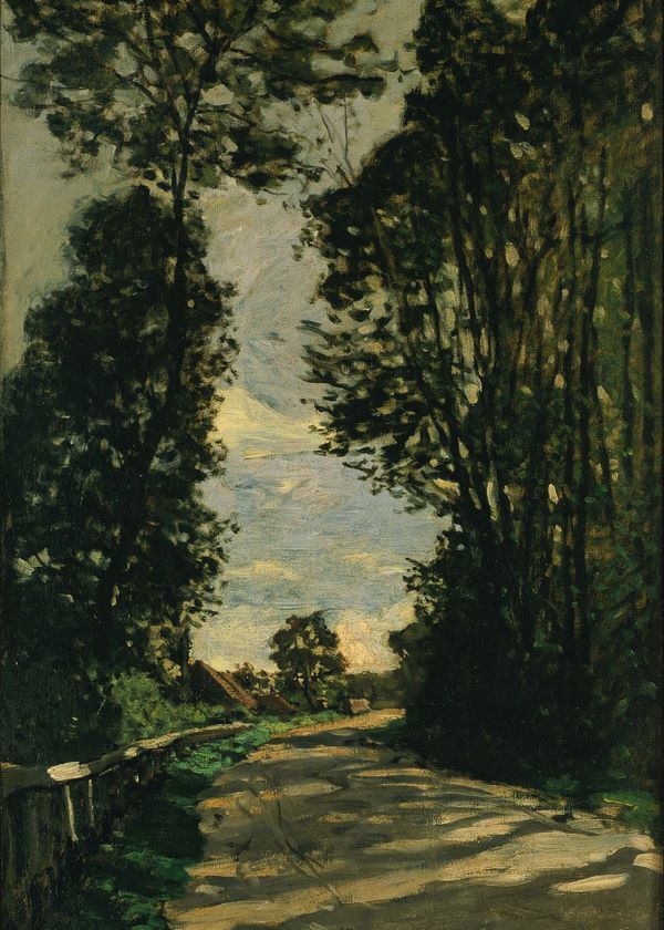 Claude Monet Road To The Saint Simeon Farm 1864