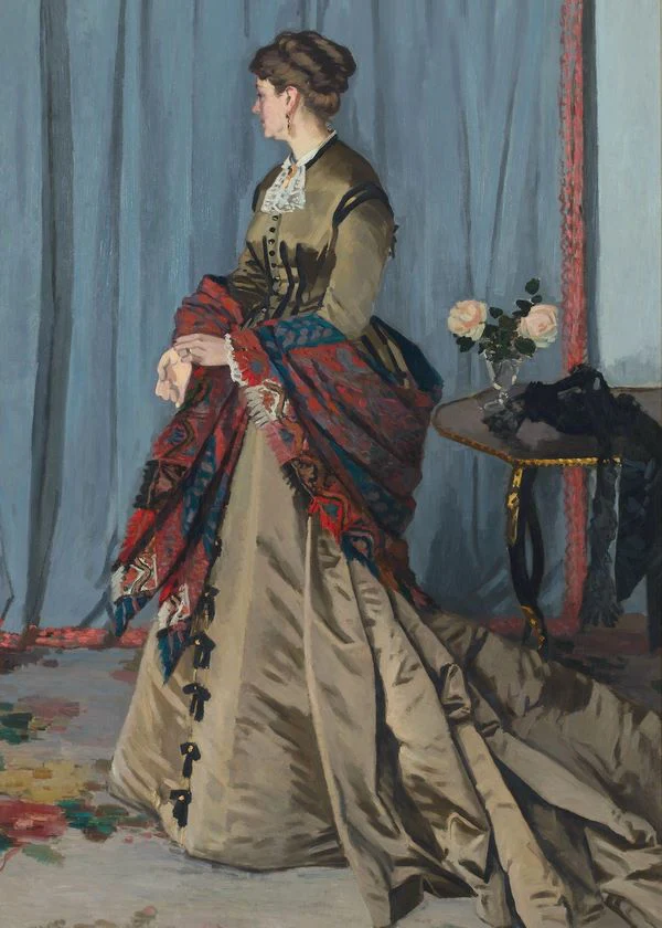 Claude Monet Portrait Of Madame Gaudibert 1868