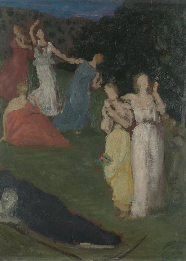 Pierre Cecile Puvis de Chavannes Death and the Maidens