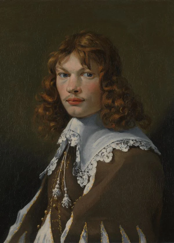 Karel Dujardin Portrait of a Young Man Self Portrait