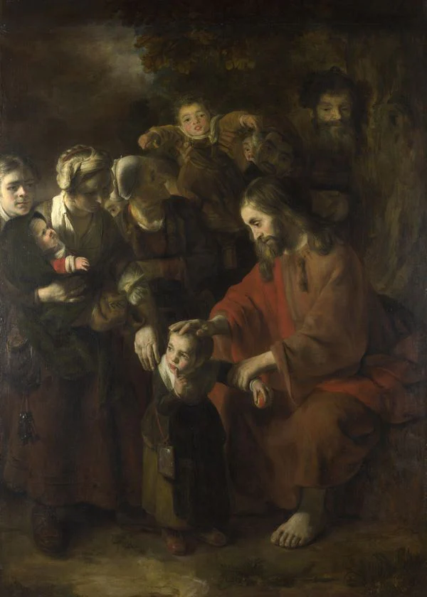 Nicolaes Maes Christ blessing the Children