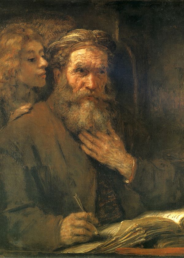 1661 Rembrandt Saint Matthieu and the angel