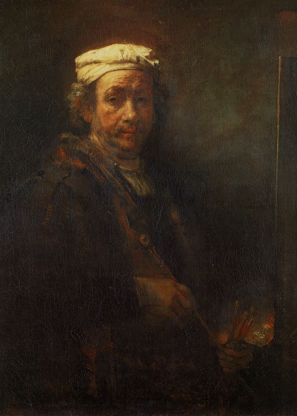 1660 Rembrandt Portrait of the artist by itself