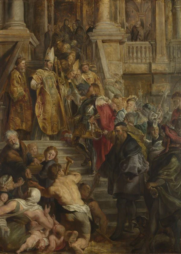 Peter Paul Rubens Oil Sketch for High Altarpiece St Bavo Ghent