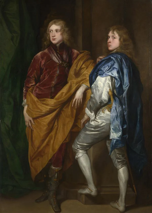 Anthony van Dyck Portraits of Two Young Englishmen