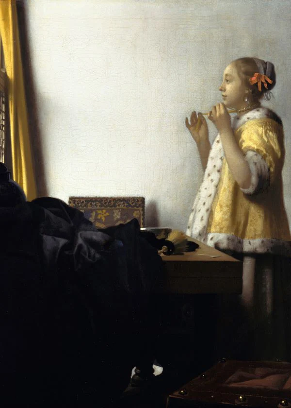 Jan Vermeer Van Delft Girl With A Pearl Necklace