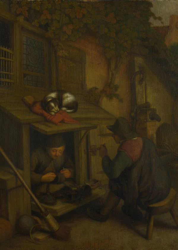 Adriaen van Ostade A Cobbler