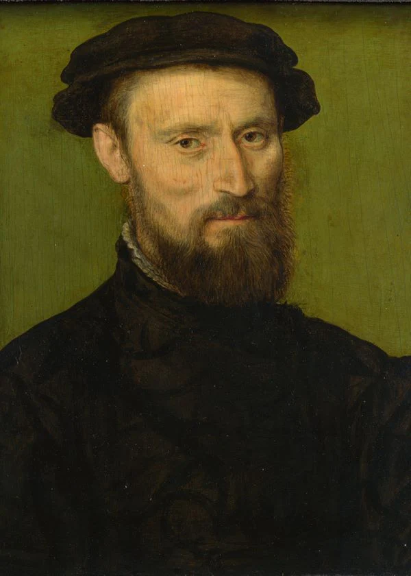 Corneille de Lyon Bust Portrait of a Man