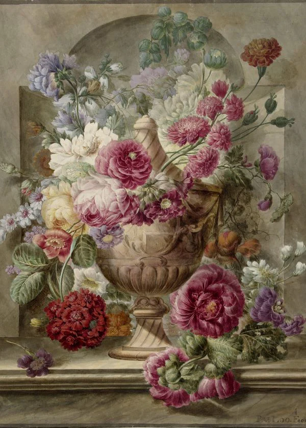 Loo Pieter van Vase with Flowers