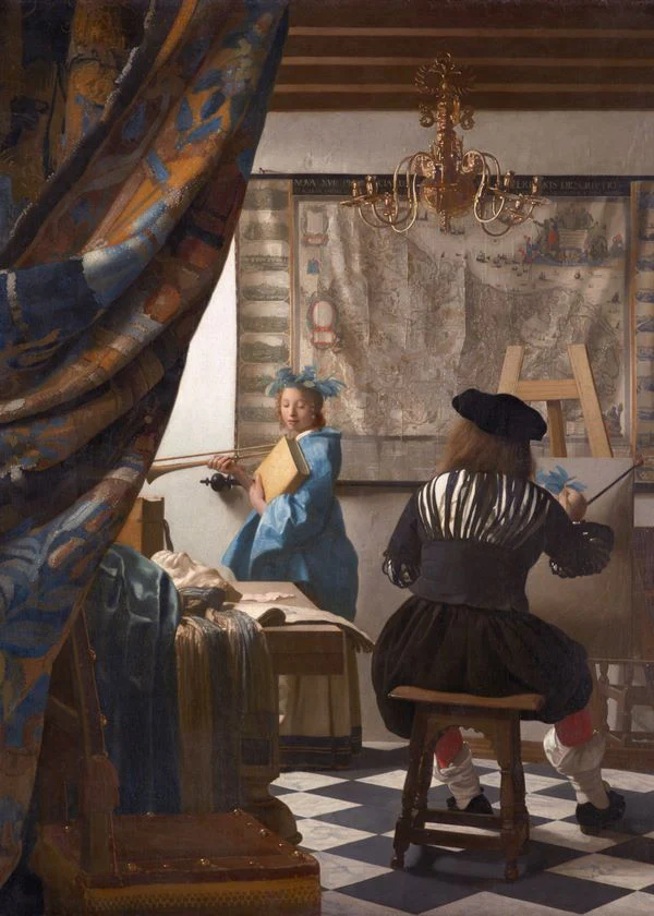 Jan Vermeer Van Delft Allegory Of Painting Art painting