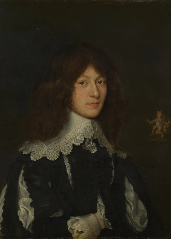 Dutch Portrait of a Young Man in Black