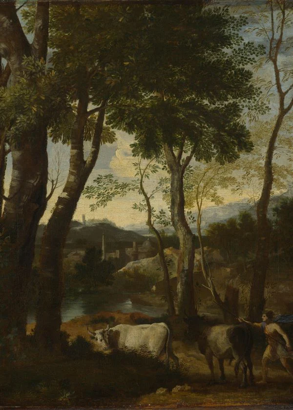 Gaspard Dughet Landscape with a Cowherd