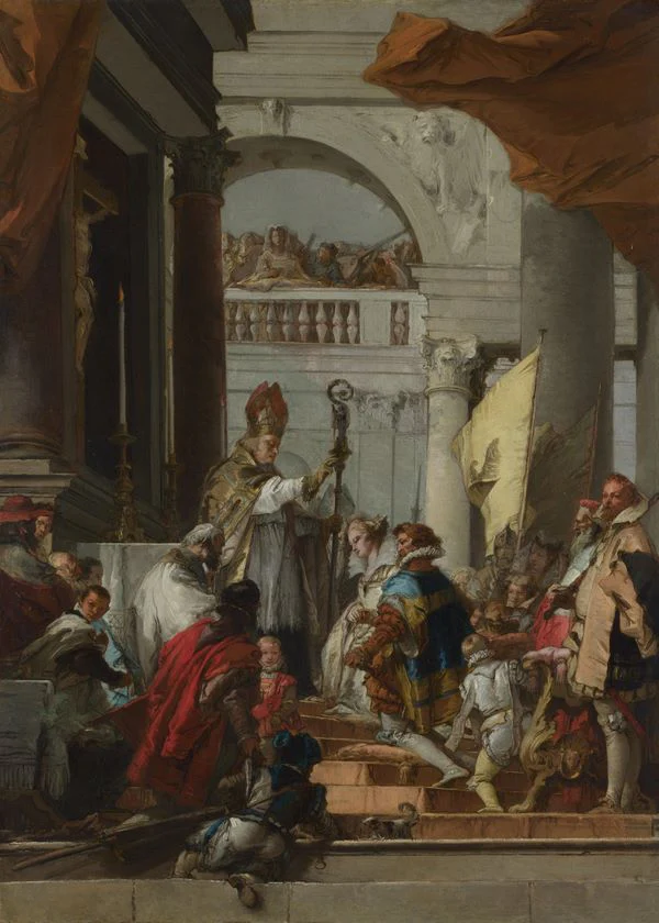 Tiepolo Giovanni Domenico The Marriage of Frederick Barbarossa