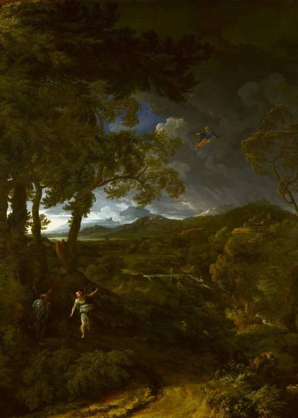 Gaspard Dughet Landscape with Elijah and the Angel