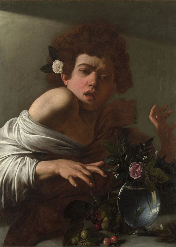 Michelangelo Merisi da Caravaggio Boy bitten by a Lizard