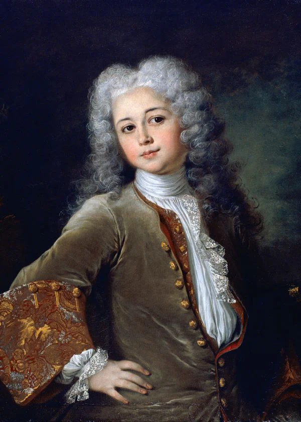 Largilliere Nicolas de Portrait of a young man in a wig