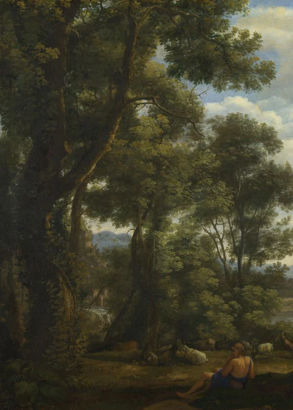 Claude Lorrain Landscape with a Goatherd and Goats