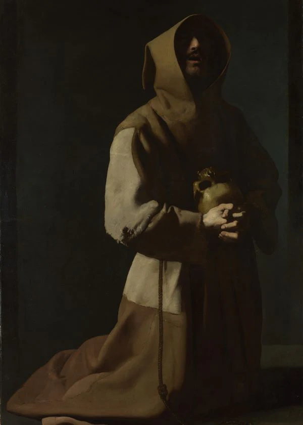 Francisco de Zurbaraín Saint Francis in Meditation painting