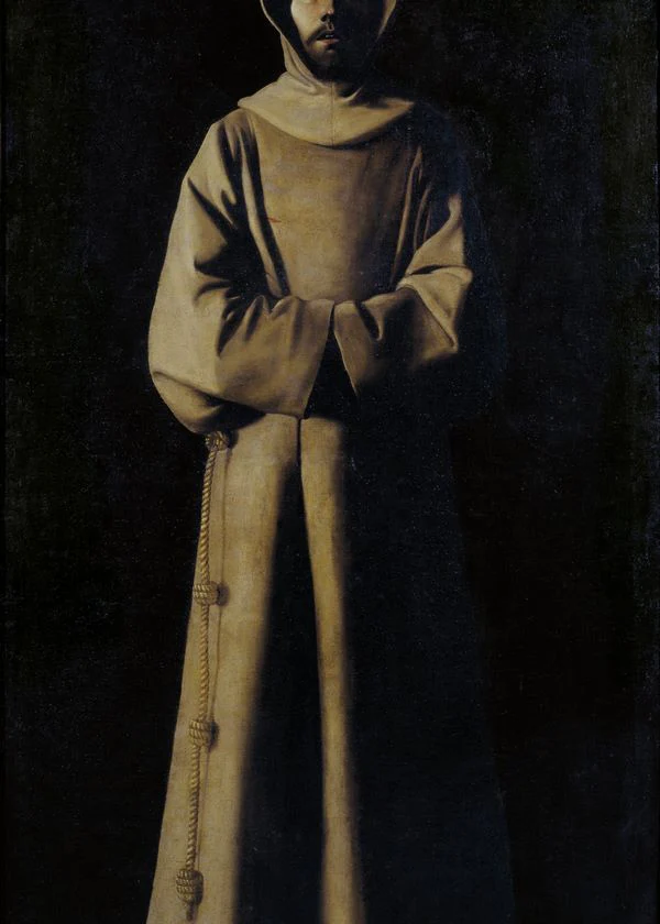 Zurbaran Francisco de St Francis of Assisi as Pope Nicholas V in vision