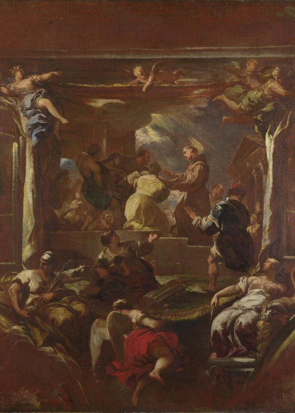 Luca Giordano Saint Anthony of Padua restores the Foot of a Man
