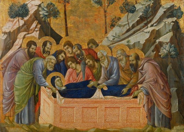 Duccio Di Buoninsegna, The Upper Tier. Burial Of Our Lady