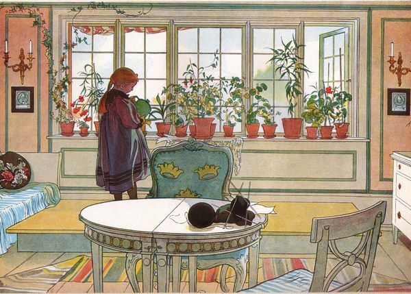 Carl Larsson, Blomsterfonstret