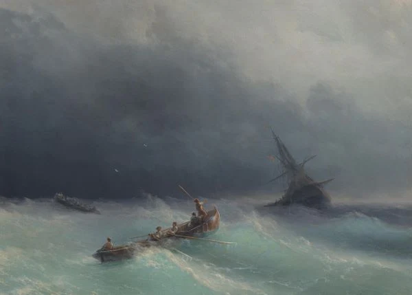 Ivan Aivazovsky, Storm at Sea