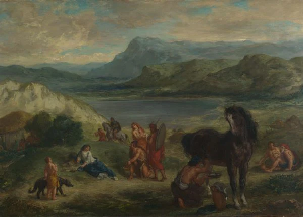 Eugene Delacroix, Ovid among the Scythians