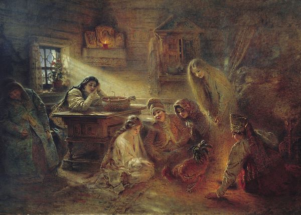 Konstantin Makovsky, Christmas Divination