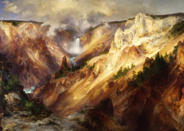 Thomas Moran, Grand Canyon of the Yellowstone, Smithsonian