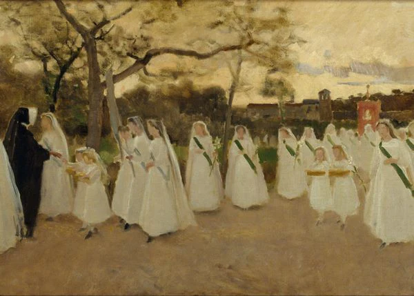 Vayreda Vila, Joaquim, The procession of schoolgirls