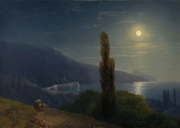 Ivan Aivazovsky, Bay in the moonlight