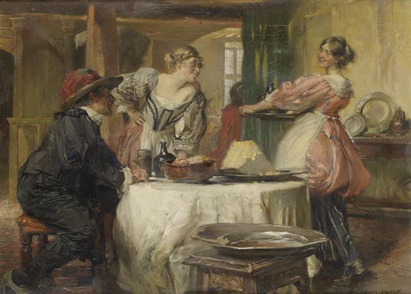 Edgar Bundy, The flirtatious serving girl