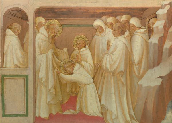 Lorenzo Monaco, Saint Benedict admitting Saints into the Order