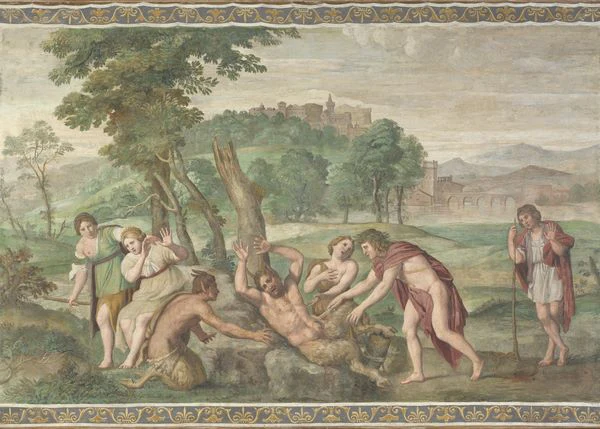 Domenichino and assistants, The Flaying of Marsyas