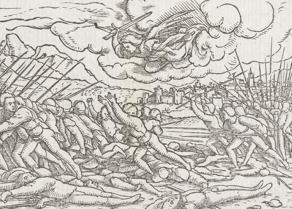 Hans Holbein The Younger, Angel Kills The Troops Of Sennacherib